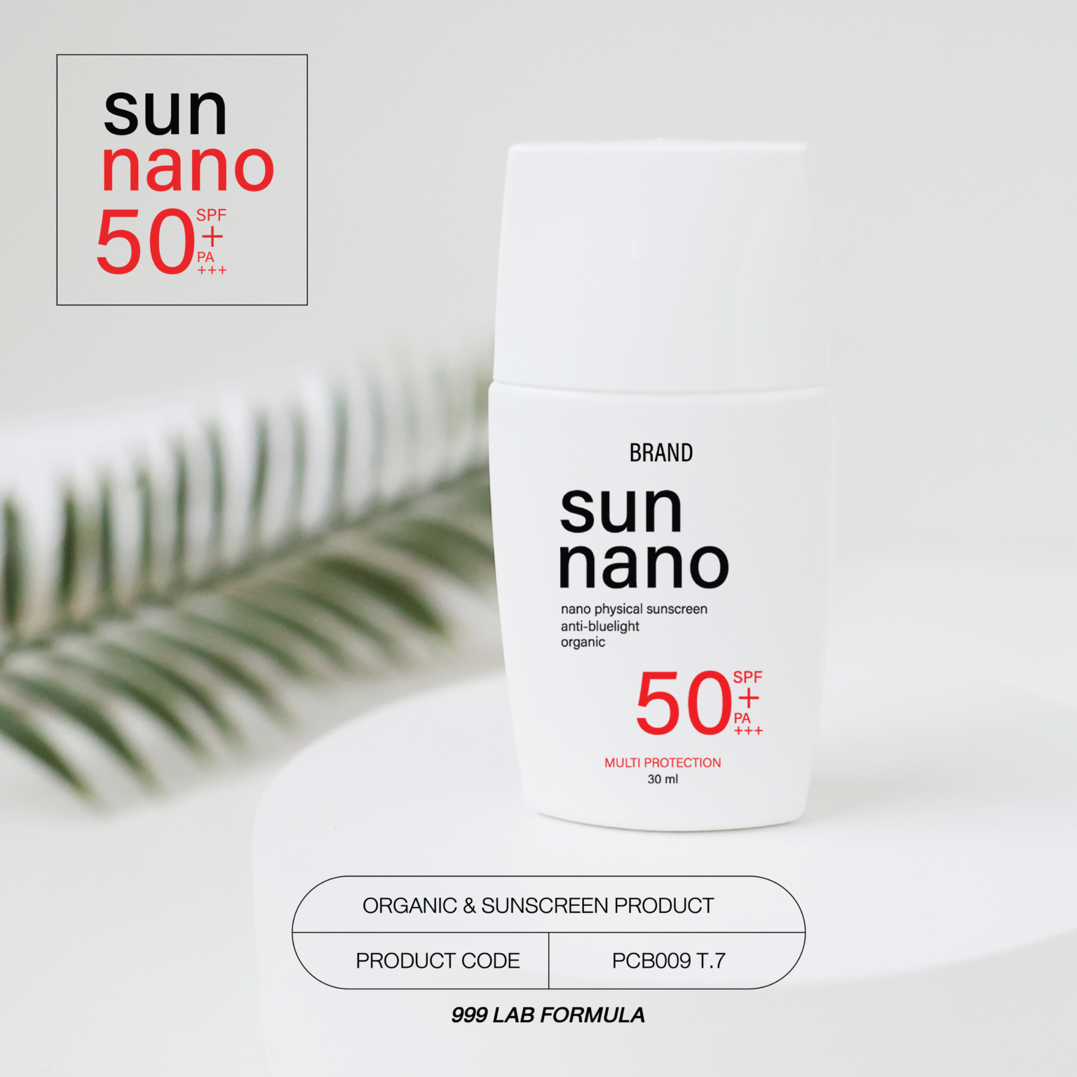 Sunnano SPF50+ PA+++ - 999 Labs Creative