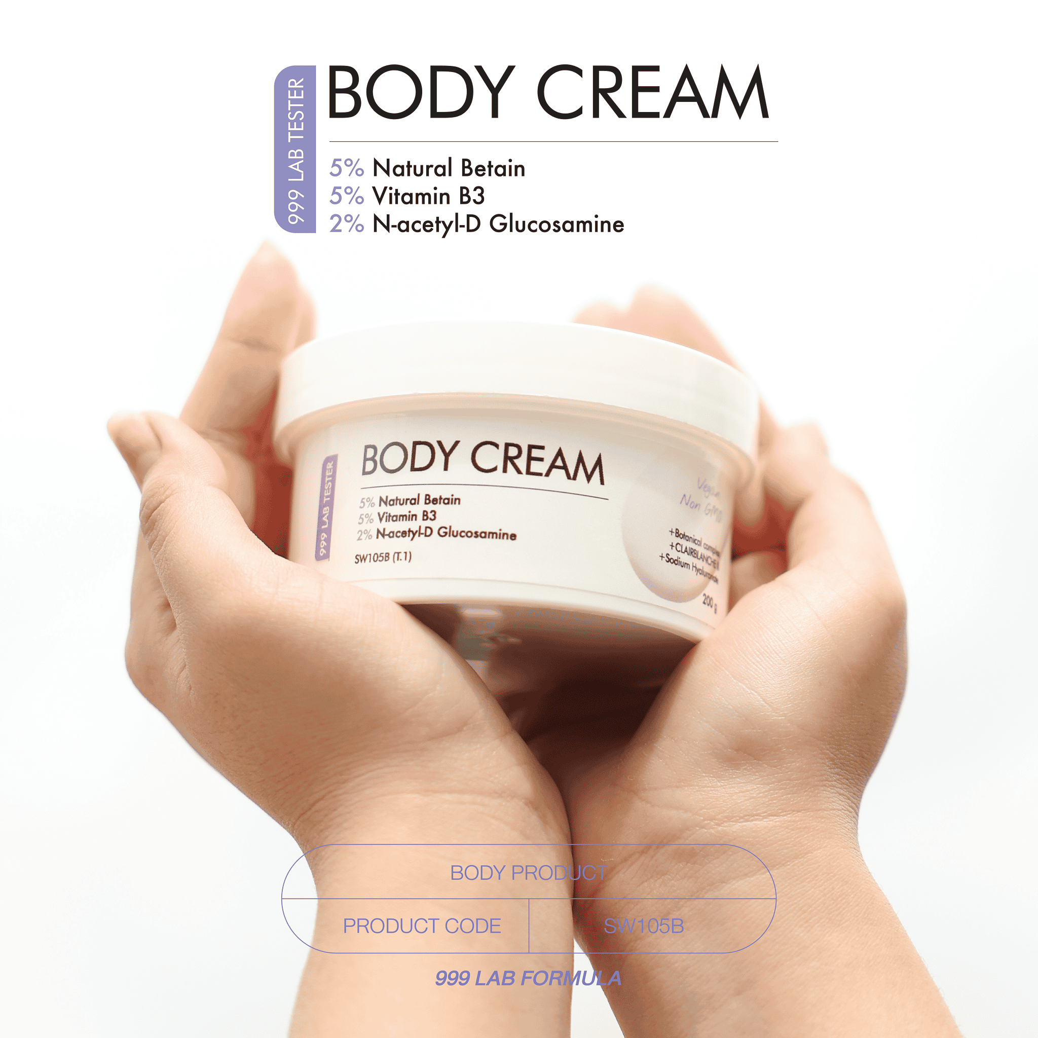 Body Cream - 999 Labs Creative