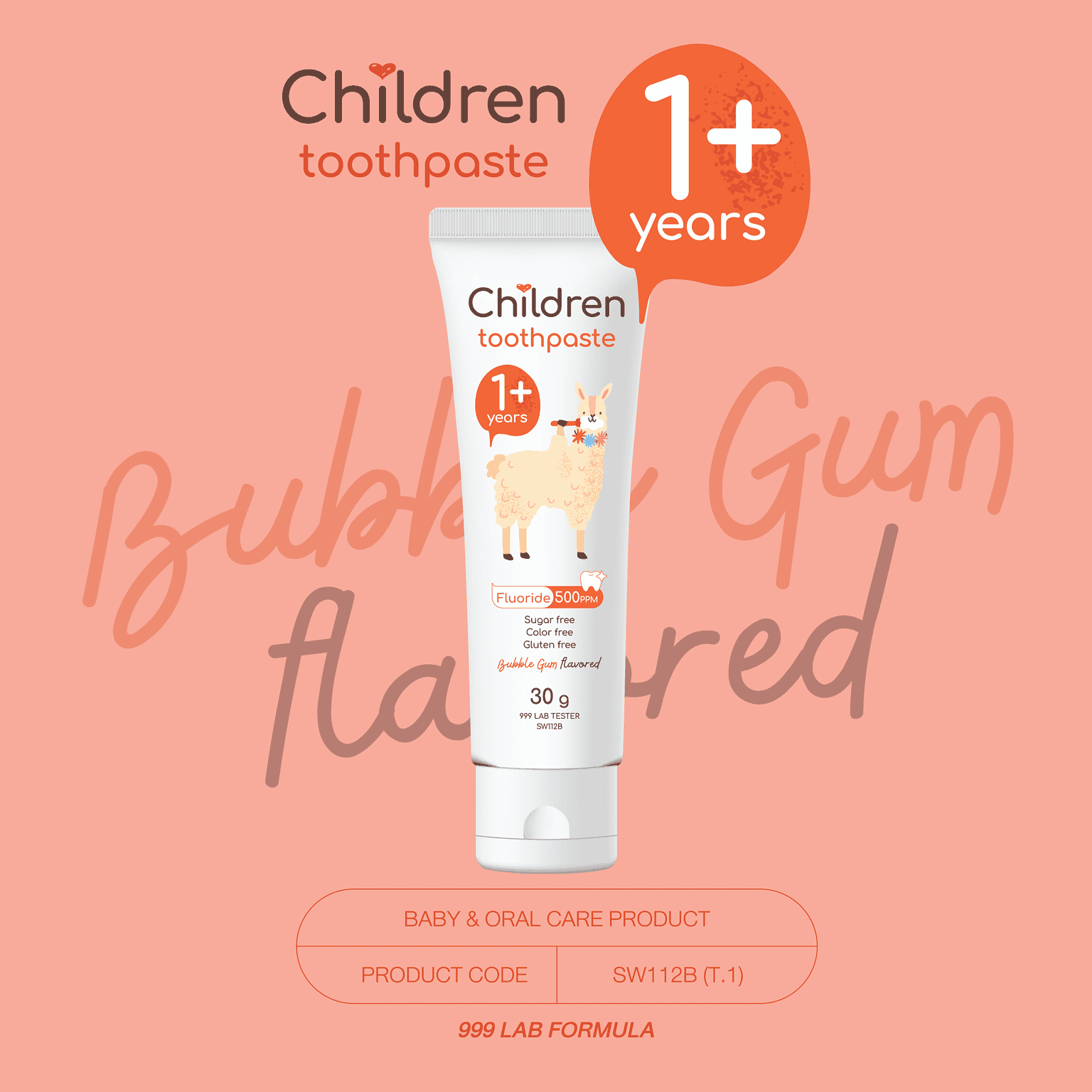 Children Toothpaste 1+y - 999 Labs Creative