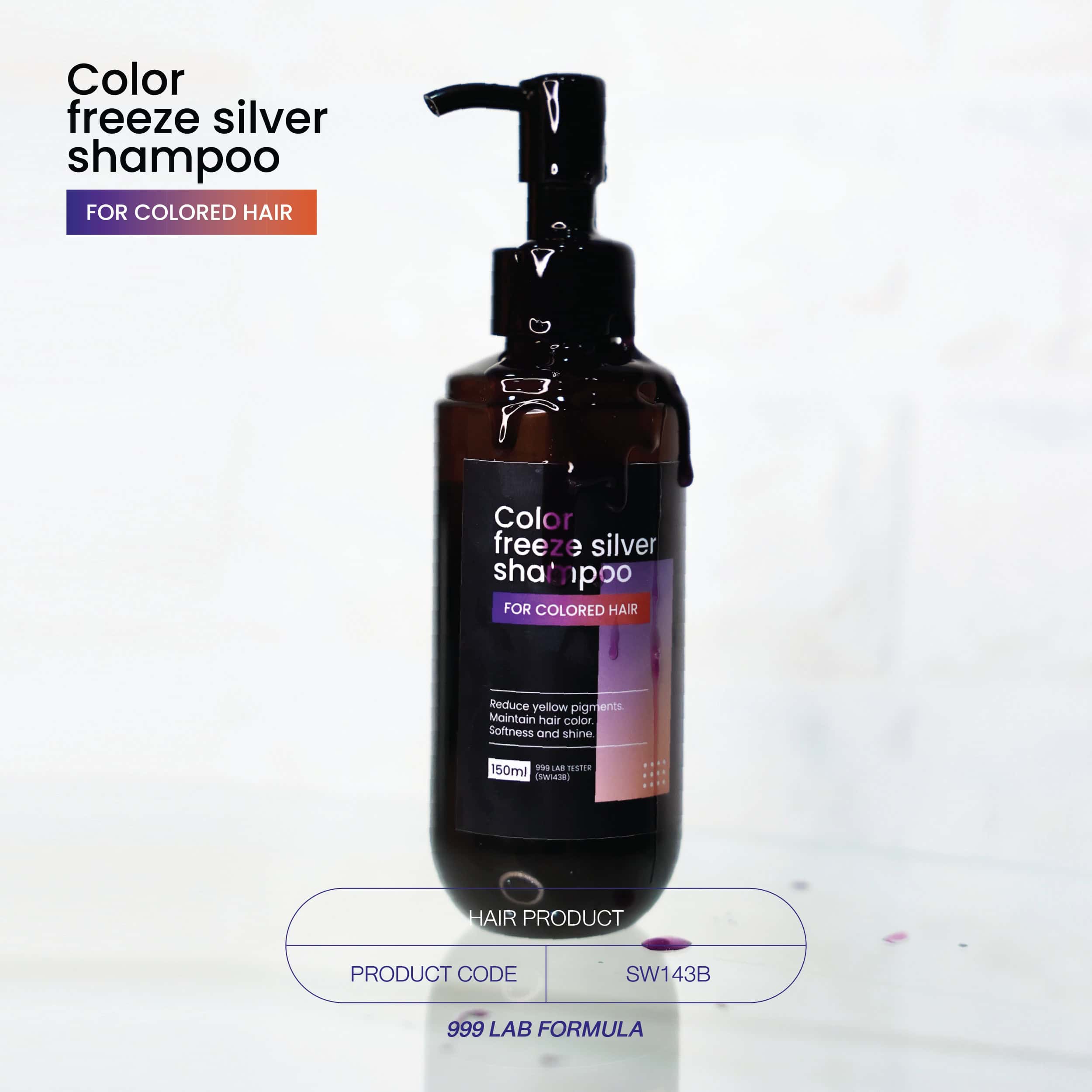 COLOR freeze silver shampoo - 999 Labs Creative