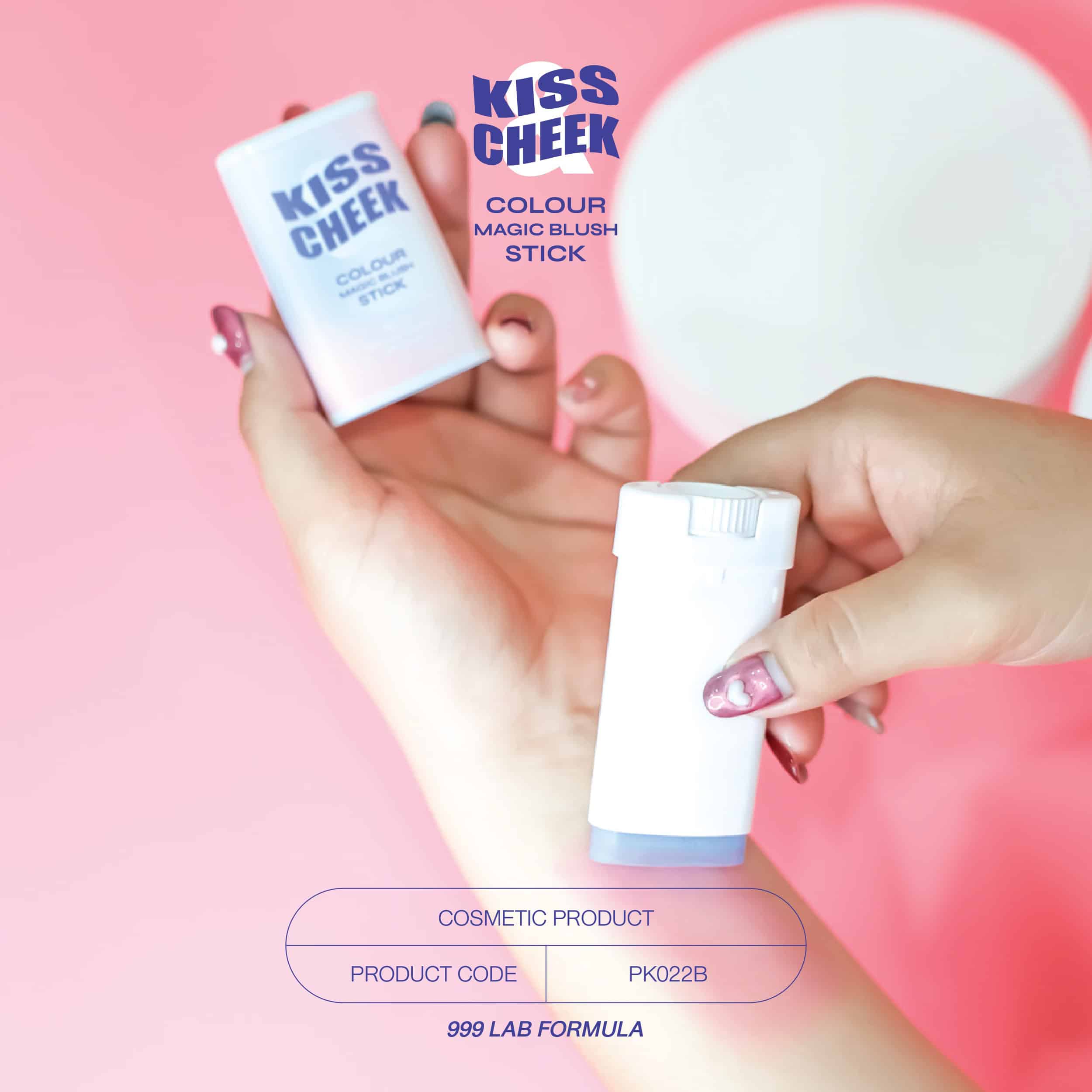 Kiss & Cheek Colour Magic Blush Stick - 999 Labs Creative