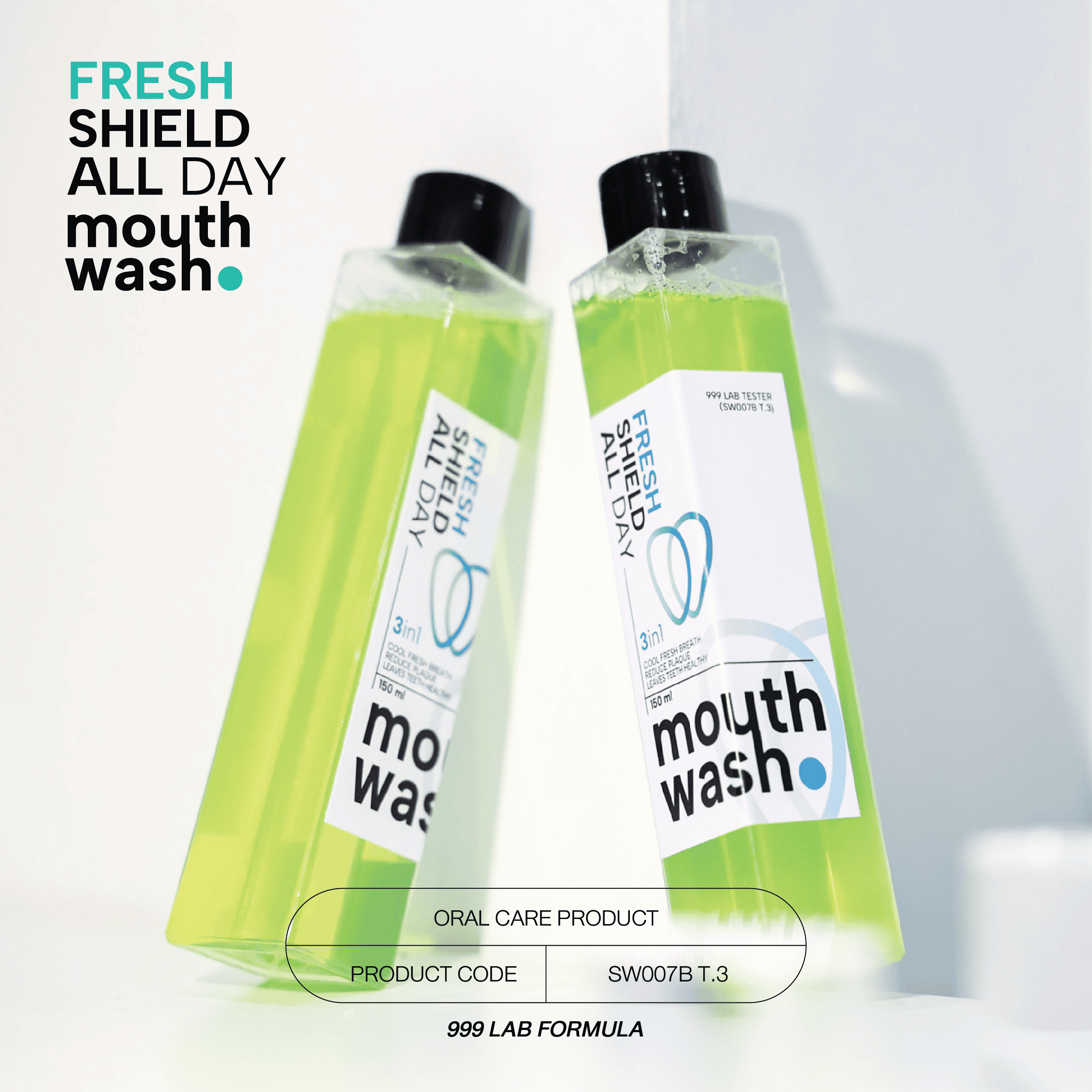 Fresh Shield All Day Mouth Wash - 999 Labs Creative