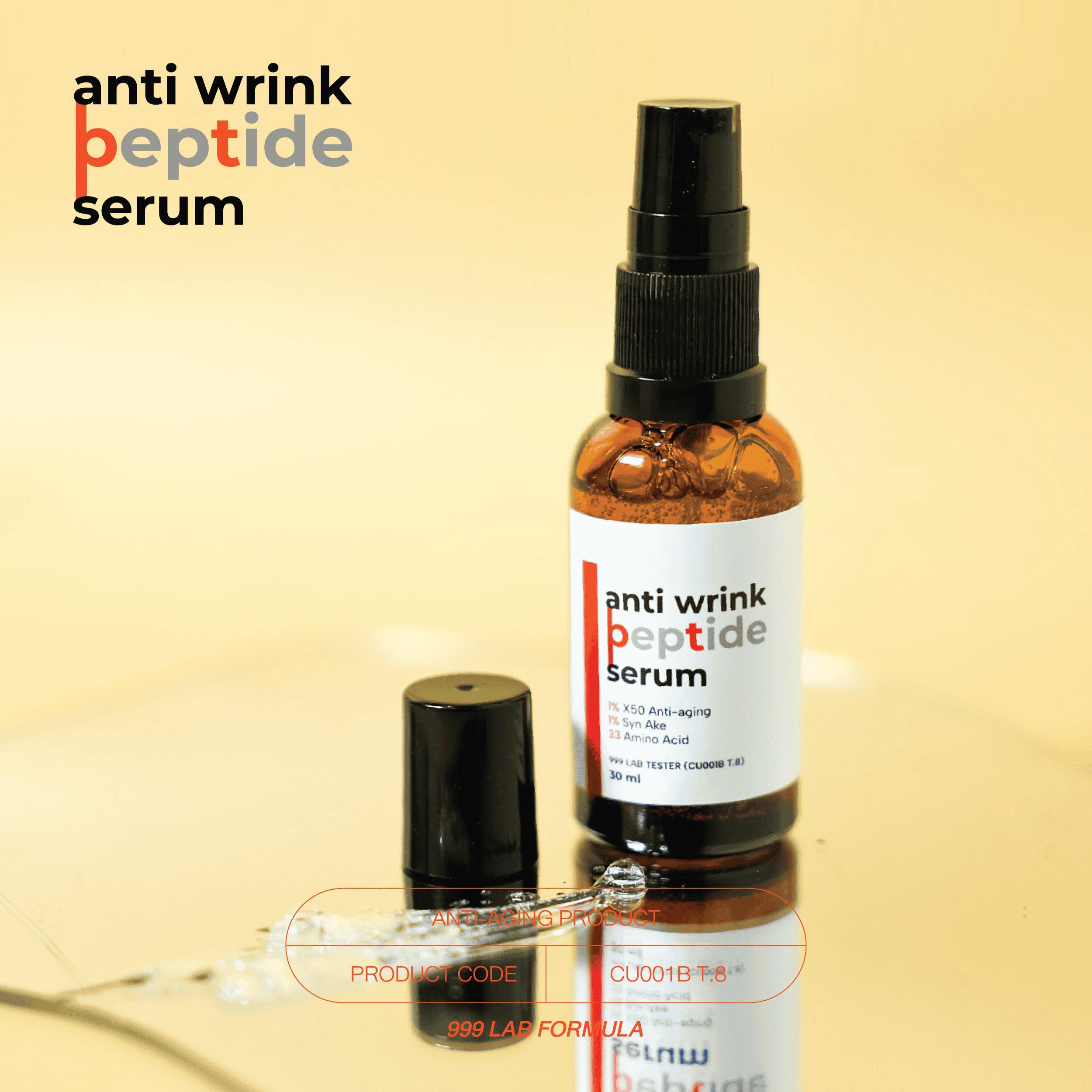 Anti Wrink Peptide Serum - 999 Labs Creative