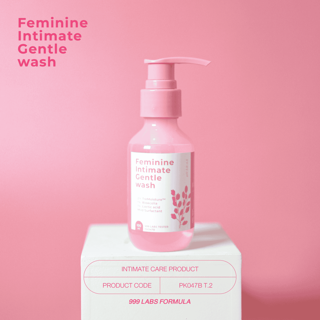 Feminine Intimate Gentle Wash - 999 Labs Creative